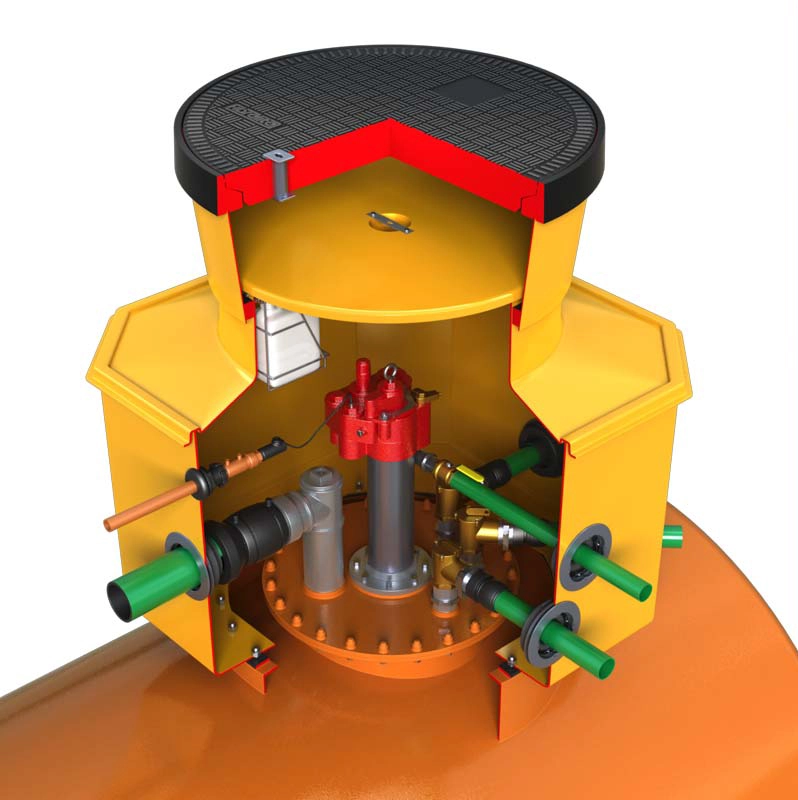 A new range of 1.2m octagonal tank access chamber systems - Fibrelite