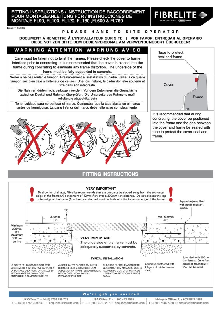 Instruction Manuals - Fibrelite