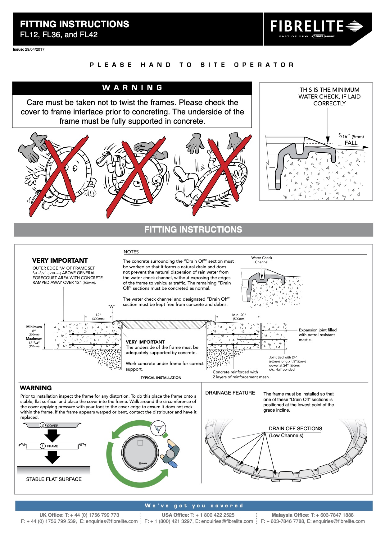 Instruction Manuals - Fibrelite